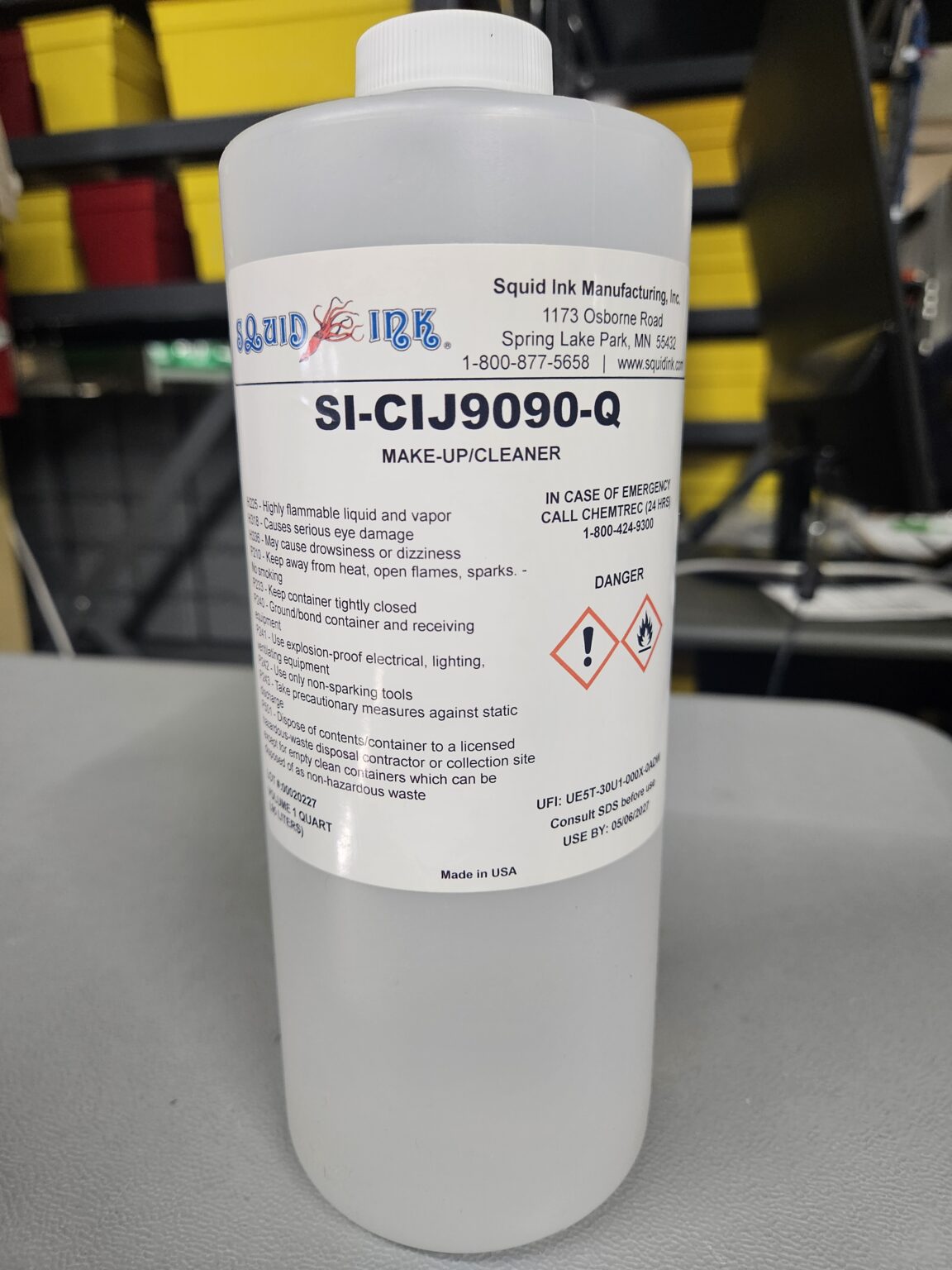 Item #1303000 SI-CIJ 9090-Q Solvent/Cleaner, MEK, nine 1-quart bottles ...