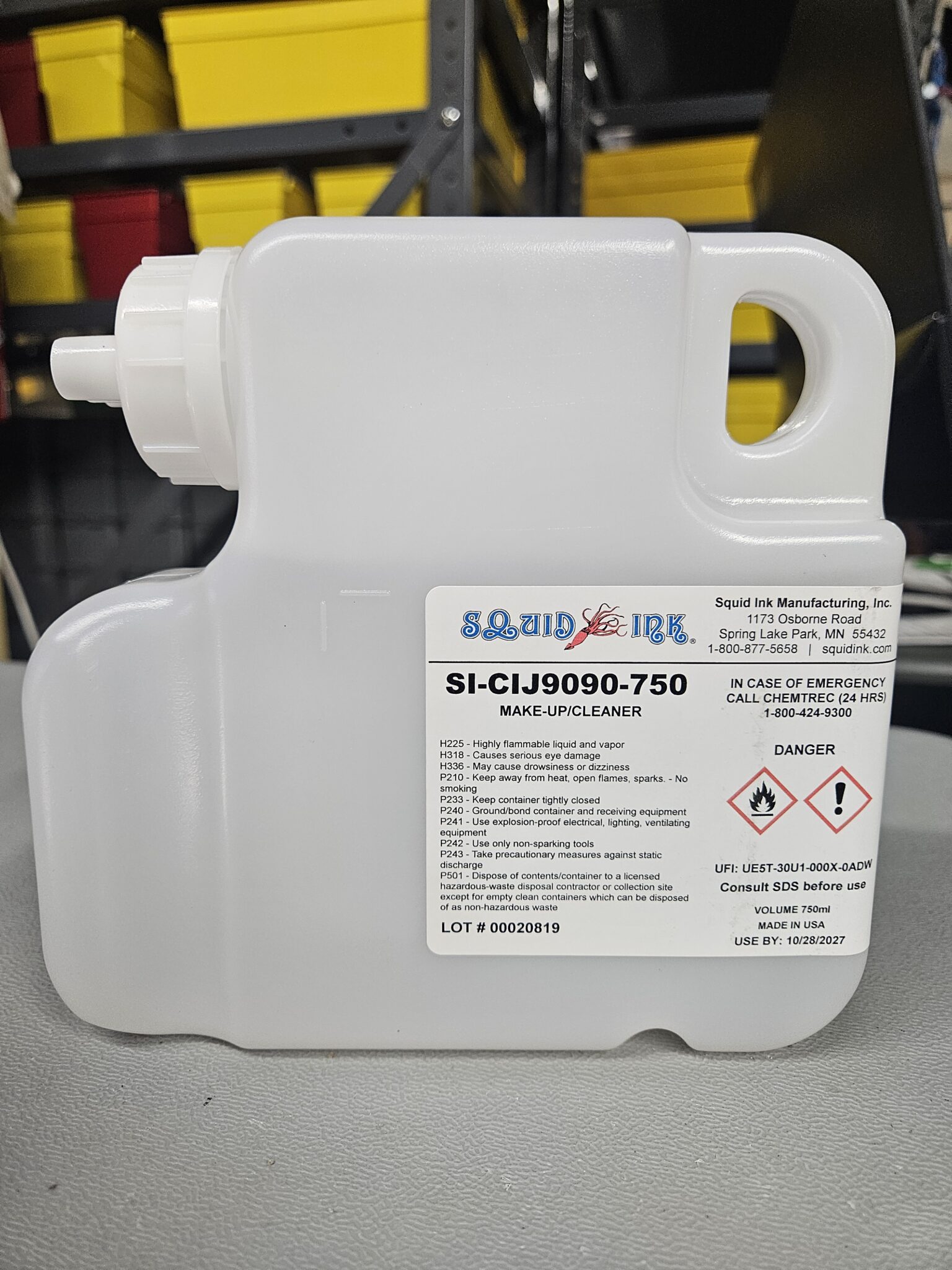 Item #1303010 SI-CIJ 9090-750 Make-Up, MEK-based, six 750ml cartridges ...